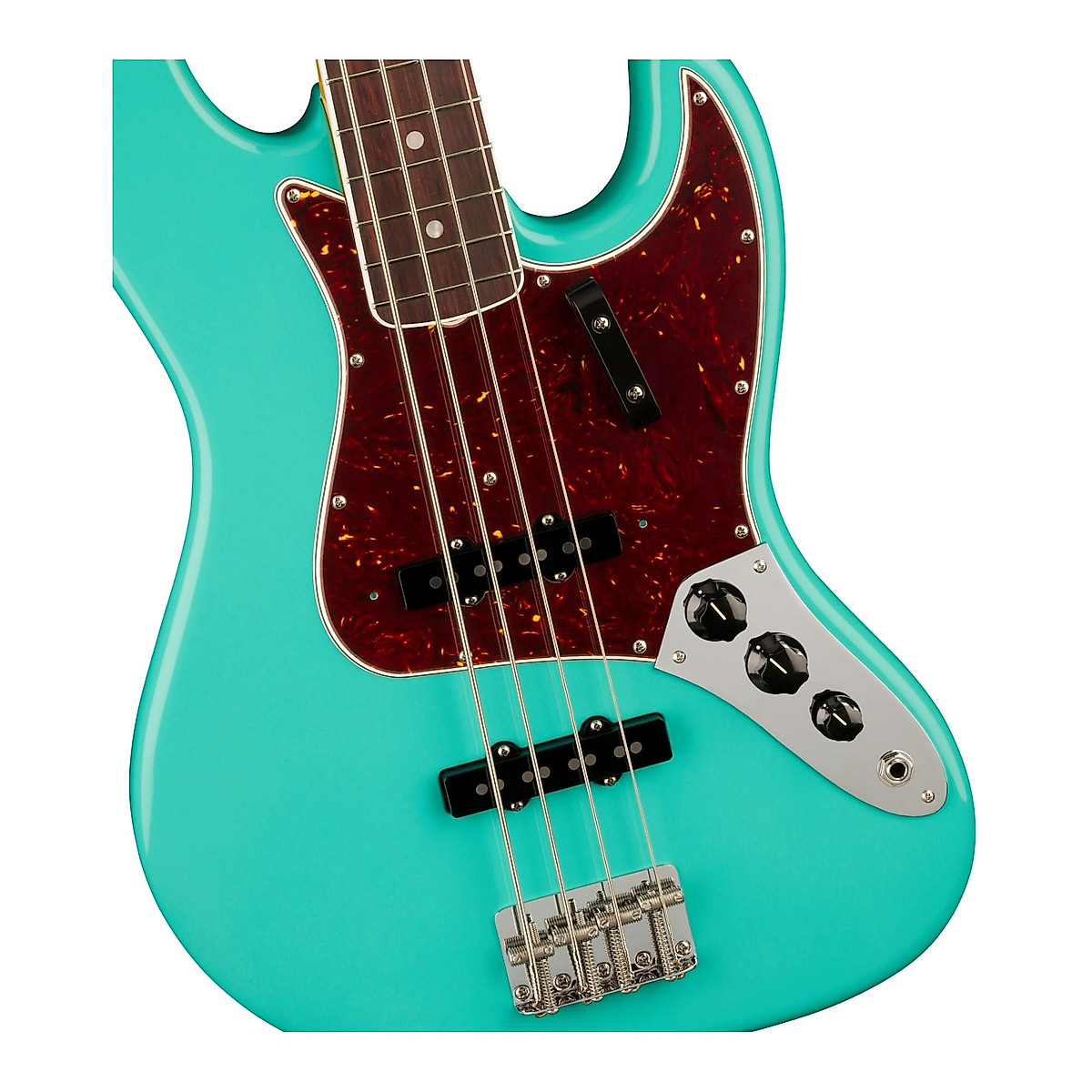 Fender American Vintage II 1966 Jazz Bass, Sea Foam Green, Rosewood Fingerboard