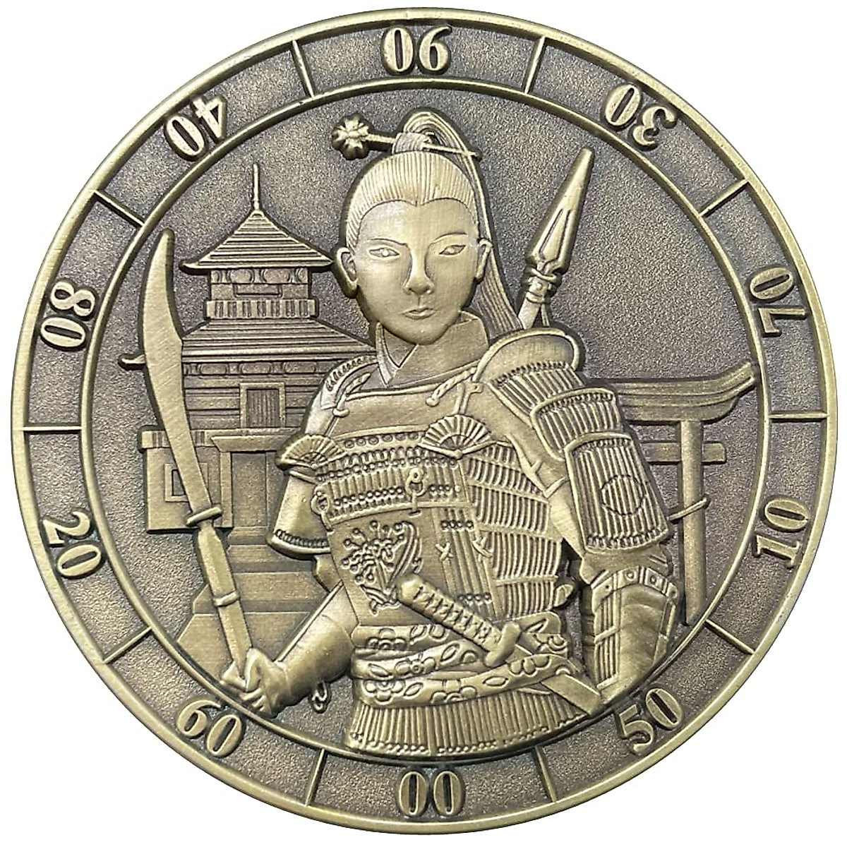 Mythic Nation d10 Ten Digit Izanami Japanese Goddess RPG Dice Coin