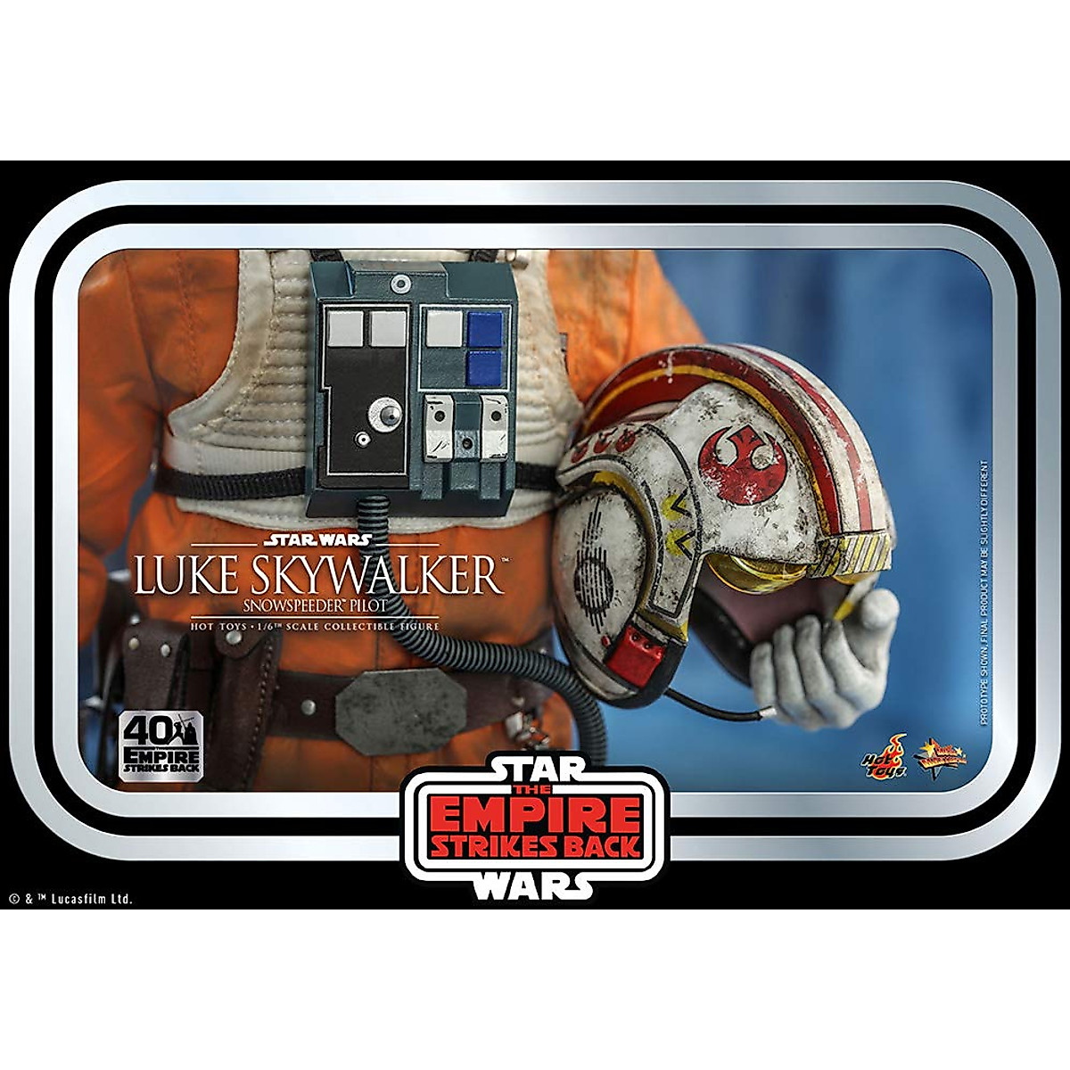 Hot Toys Star Wars The Empire Strikes Back 11 Inch Action Figure 1/6 Scale - Luke Skywalker Snowspeeder Pilot 906711