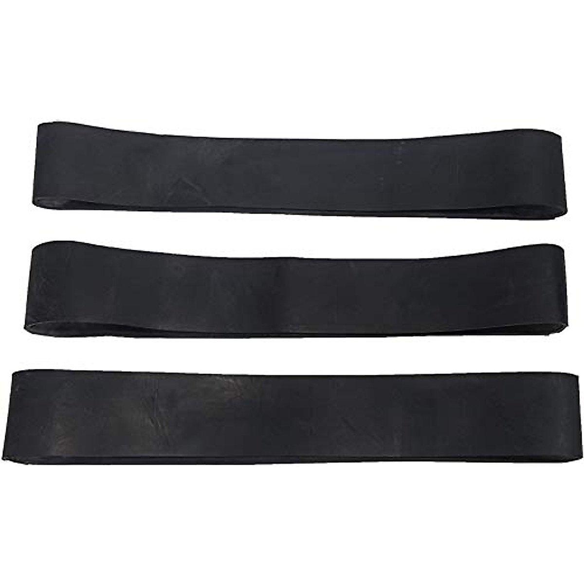 LINE2design Firefighter Helmet Bands - Heavy Duty Rubber Helmet Band Fits For Modern & Traditional Style Fire Helmets Pack of 3 - Black - Made in USA