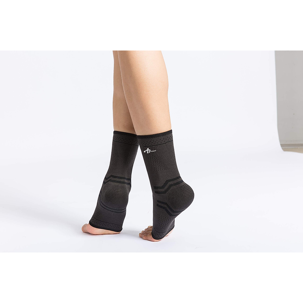 Jupiter Foot Sleeve (Pair) with Compression Wrap, Ankle Brace For Arch, Ankle Support, Football, Basketball, Volleyball, Running, For Sprained Foot, Tendonitis, Plantar Fasciitis…