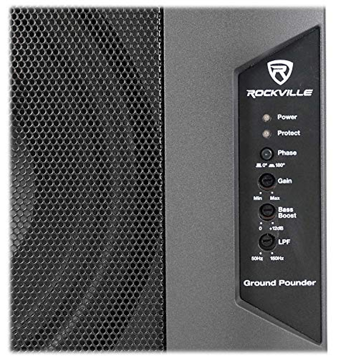 Rockville Ground Pounder 800w Powered Dual 10" Car Subwoofer/Aluminum Enclosure