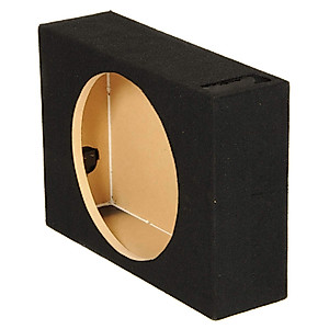 QPower SHALLOW112 Single 12" Vented Shallow Subwoofer Sub Box Enclosure
