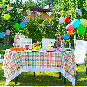 10Pcs Cat Honeycomb Centerpieces Cat Birthday Party Supplies Kitten Party Decorations Lovely Cat Decoration Table for Cat Theme Birthday Party Baby Shower Supplies
