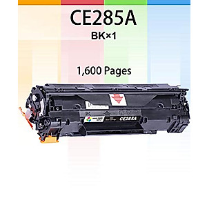 (Single Pack) Compatible for HP 285A CE285A 85A Toner Cartridge (HP85A, Pack of 1) Used for HP Laser Jet Pro P1102w P1109w M1212nf M1217nfw Printer, Sold by GTS