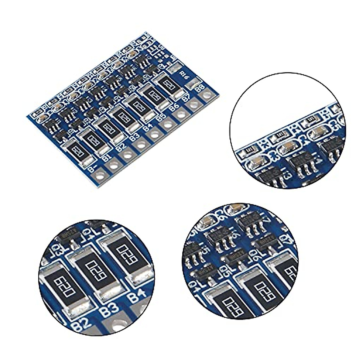 AITRIP 3PCS Lithium Battery Protection Board 3S 4S 5S 6S 7S 8S 21V 4.2v li-ion Balancer Board 18650 li-ion balncing Full Charge Battery Balance Function Protection Board