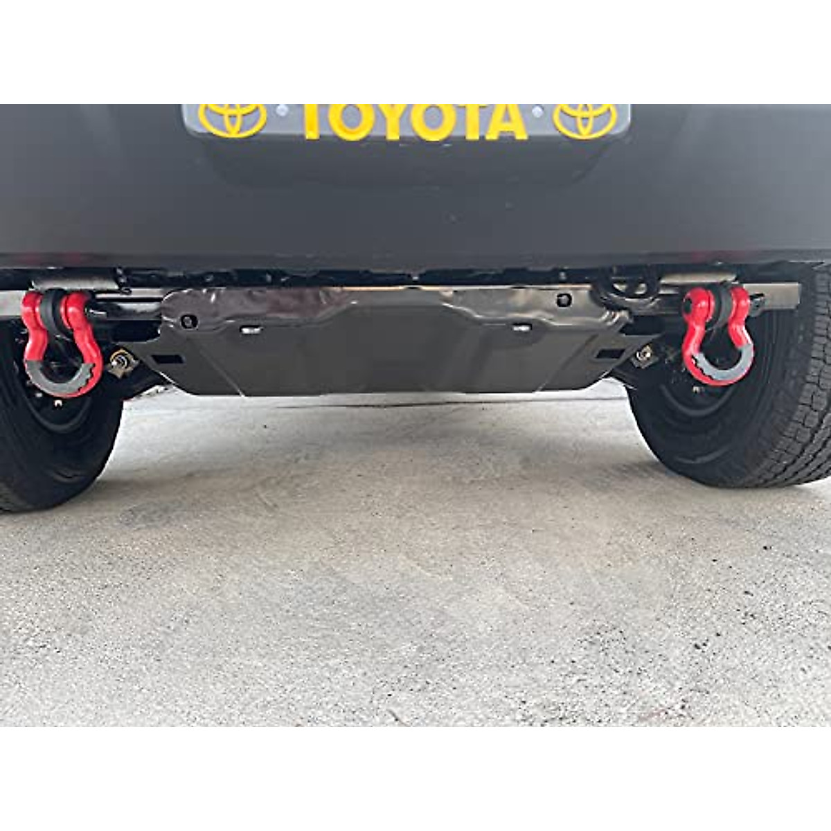 Fivepine Front Demon Tow Hook Bracket with 3/4 inch Shackles Fit for Toyota Tacoma 2009-2021 Demon Shackle Mount