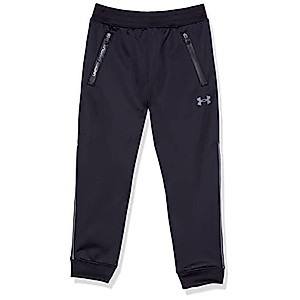 Under Armour girls Pennant Tapered Sweatpants, Black - Core, 4 US