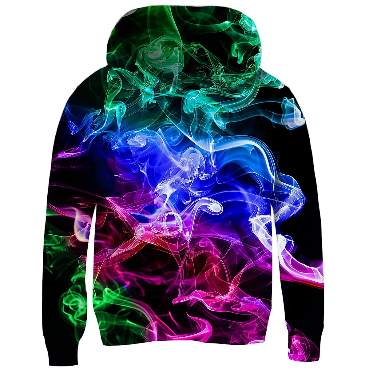 Idgreatim Kids Smoke Printed Sweatshirt 3D Graphic Long Sleeve Crewneck Hoodies Funny Children Boys Girls Hoodies 8-10 Years