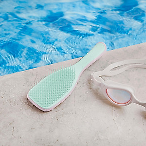 Tangle Teezer Ultimate Detangler Hairbrush for Wet & Dry Hair, Eliminates Knots & Reduces Breakage for All Hair Types, Baby Pink & Mint