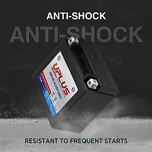 ATV Battery YTX14-BS, UPLUS EB14C-4 Scooter Snowmobile UTV Motorcycle Battery Maintenance Free - Sealed AGM Powersports Batteries Compatible with Honda Suzuki Kawasaki Yamaha