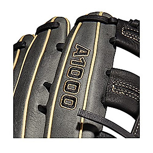 Wilson 2022 A1000 1750 12.5" Outfield Baseball Glove - Grey/Blonde/Black, Right Hand Throw