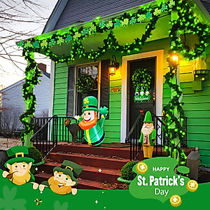 JMEXSUSS 500 LED Green St Patricks Day Lights, 8 Modes Christmas Lights Outdoor Plug in, 173ft Green String Lights for Christmas Party Xmas St Patricks Day Decorations