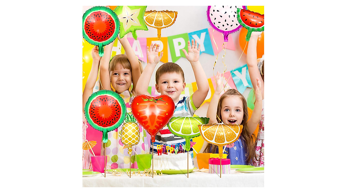 Colorful Fruit Balloons for Party Decorations