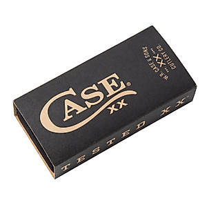 Case WR XX Pocket Knife Old Red Jigged Bone Handle with Tru SharpTM Stainless Steel Blades and Scrolled Bolsters Trapper 4 1/8 inches Closed