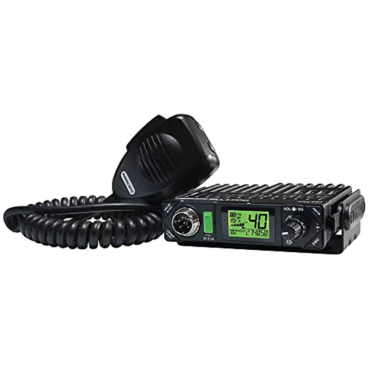 President Electronics Bill II FCC Ultra-Compact AM/FM CB Radio, Black, TXUS101