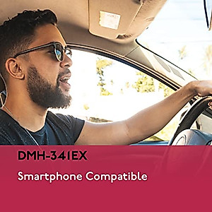 Pioneer DMH-341EX 6.8" Capacitive Touchscreen, Amazon Alexa When Paired with Pioneer Vozsis App, Bluetooth, Back-up Camera Ready - Digital Media Receiver