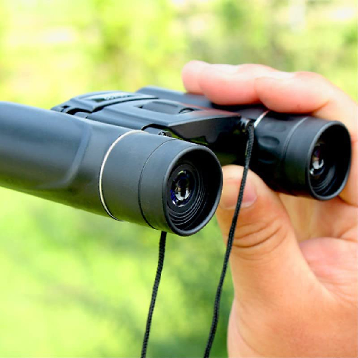 300x25 HD Powerful Binoculars 5000M Long Range Folding Mini Telescope Professional Hunting Telescope Zoom Military HD BAK4 FMC Optics for Hunting Sports Outdoor Camping Travel Outdoor Gifts