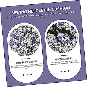 COHEALI 3pcs Wrist Pin Bag Retainer Holder Cross Stitch Supplies Corsage Wristlet Wrist Pin Organizer Wristlets Sewing Pin Holders Polyester Sewing Pin Organizers Cartoon Pin Cushions Pad