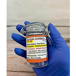 Funny Airtight Odor proof Glass Stash Jar With Lid Gift For Hiding