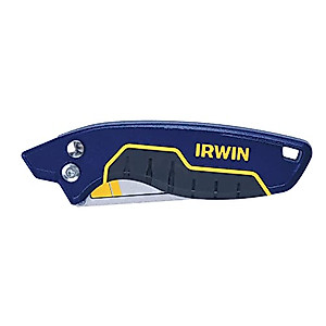 IRWIN Utility Knife, Push And Flip Pro Foldable (IWHT10578)