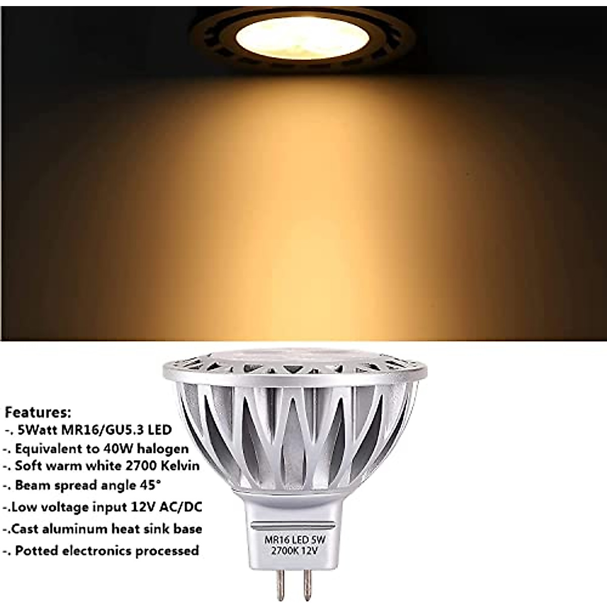 Arrownine Brass Landscape Spotlights for Low Voltage Landscape Lighting,Tree Lights Pathway Walkway Yard Garden Driveway Outdoor Accent Lighting Antique Bronze Finish Free Warm White MR16 LED Bulb