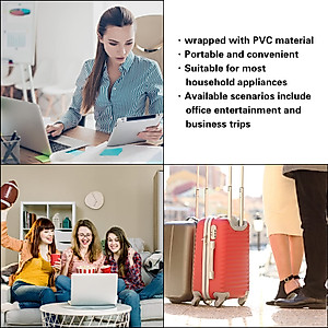 TOODOO 13 Pieces Replacement Charger USB Adapter Replacement Shaver Charger Cord USB Cable USB Data Line and Cleaning Brush Shaver Brushes for Electric Shavers, Beauty Equipment, Lamps and So on