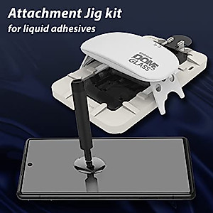 [2 DOME GLASS +1 CAM PACKAGE+ UV Lamp] Whitestone Dome Glass Screen Protector for Google Pixel 7 Pro (2022), Full Tempered Glass Shield with Liquid Dispersion Tech [Bubble free, non slide type installation kit] Screen Guard with Camera Film Protector - 2p