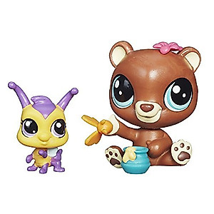 Littlest Pet Shop Pet Pawsabilities Happy Honeyman and Brianna Buzzer Doll