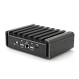 HSIPC 11th Gen i7 1165G7 Firewall Micro Appliance, Mini PC, Nano PC, Router PC(16G 128G) with 6 RJ45, AES-NI, 2.5GBE,HDMI USB3.0 Console,Compatible with Pfsense OPNsense