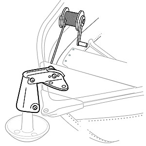 Attwood 13710-4 Anchor Lift System, Lifts and Drops Anchor, Heavy-Gauge Steel, Self-Lubricating Nylon Wheels
