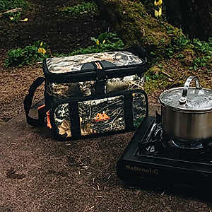 Arctic Zone 12 Can Realtree Zipperless HardBody Cooler Bag, Camo