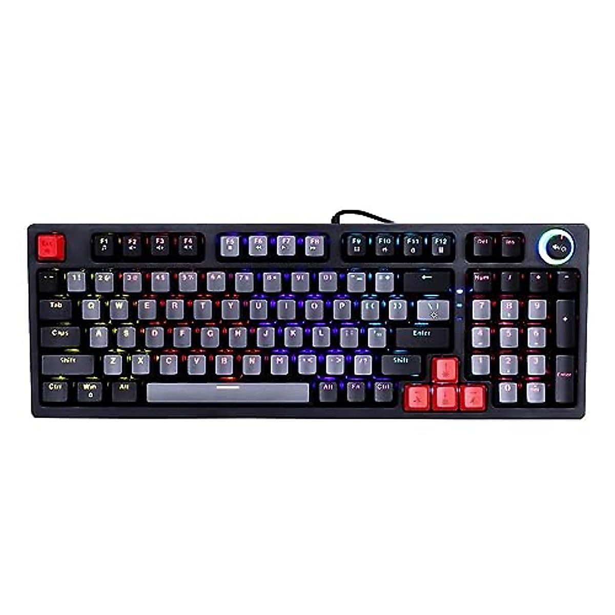 SAMA SM68 Wireless Gaming Mechanical Keyboard Type C 2.4G Bluetooth Third Mode Keyboard 68 Keys RGB Multifunctional PC Keyboard for Windows/MAC Purple