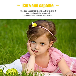 Skylety Wool Felt Bees Mini Crafts Cute Plush Toy Crafts Honey Bee for Crafts DIY Baby Shower Gender Reveal Gift Bee Themed Party Favors Jewelry Accessory Tiered Tray Decoration (30 Pieces)