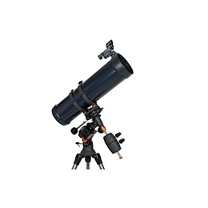 Celestron - AstroMaster 130EQ-MD Newtonian Telescope - Reflector Telescope for Beginners - Fully-Coated Glass Optics - Adjustable-Height Tripod - Bonus Astronomy Software Package