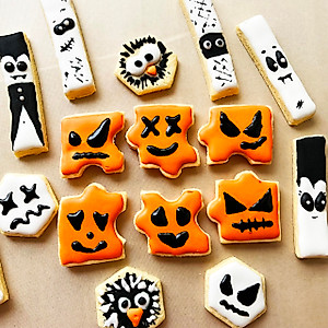 Large Rectangle Puzzle Cookie Cutter for Dough, 6 Pcs Multicutter 6.375" by 4.25" with 2.125-Inch Square Pieces (Puzzle)