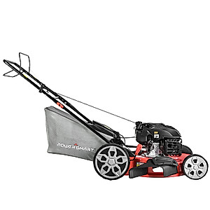 PowerSmart Self Propelled Lawn Mower, 22 Inch Lawn Mower Self-propelled, 200CC 4-Stroke Engine, 3 in 1 Gas Lawn Mower with Bag, 5 Cutting Heights Adjustable (1.2''-3.5'')