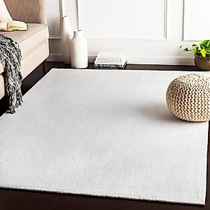 Mark&Day Area Rugs, 5x7 Farnham Modern White Area Rug, White Carpet for Living Room, Bedroom or Kitchen (5' x 7'6")