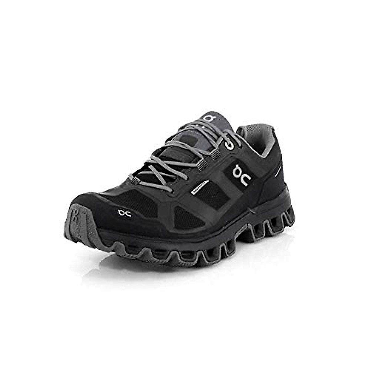 ON-Running Womens Cloudventure Waterproof Black/Graphit Running Shoe - 6
