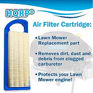 HQRP Air Filter compatible with Bolens 13AM761F065 13AM761F265 13AM762F065 13AM762F265 13AM762F765 Riding Mower Models, Part 795115 Replacement