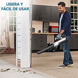 Hoover Blower ONEPWR Cordless Hard Surface Sweeper, Lightweight, Battery Powered, Handheld, BH57225, White