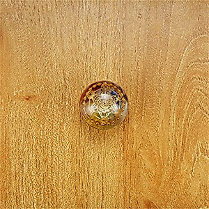 BITACS 6 Piece Chakra Symbol Cabinet Knob with Screws Chakra Healing Stone Dresser Drawer Knob Pull (Color : Argento, Size : As The Picture Shows)