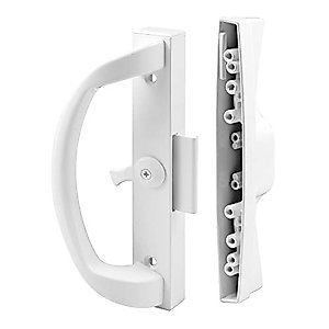 Prime-Line C 1263 Clamp Type Sliding Door Latch, White