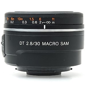 Sony Dt 30mm F2.8 Macro SAM Sal30m28 Lens for a Mount - International Version (No Warranty)