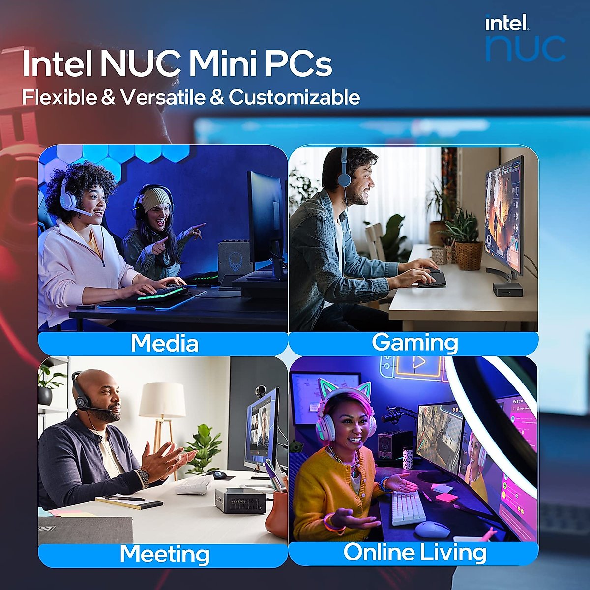 Intel NUC 11 NUC11PAHi5 Panther Canyon Mini Computer 11th Gen Core i5-1135G7, 4 Cores, 8 Threads, 8MB Smart Cache, Iris Xe Graphics, 0GB RAM, 0GB SSD, No OS, Barebone