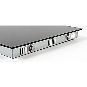 K&H 3 Burner 24 Inch Built-in Electric Stove Top Radiant Ceramic Cooktop Touch SLIDER Control 240V 6600W CE24-6605SL