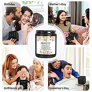 Sympathy Candle for Loss of Loved One in Memory of Mother Father Lavender Soy Wax Candle Bereavement/Condolences/Grief Gifts-Funeral Decor Sign Sorry for Your Loss Remembrance-Poem