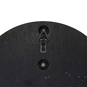 Foreside Home and Garden Rustic Wood Wall Mount Beer Bottle Opener with Metal Basket, Brown