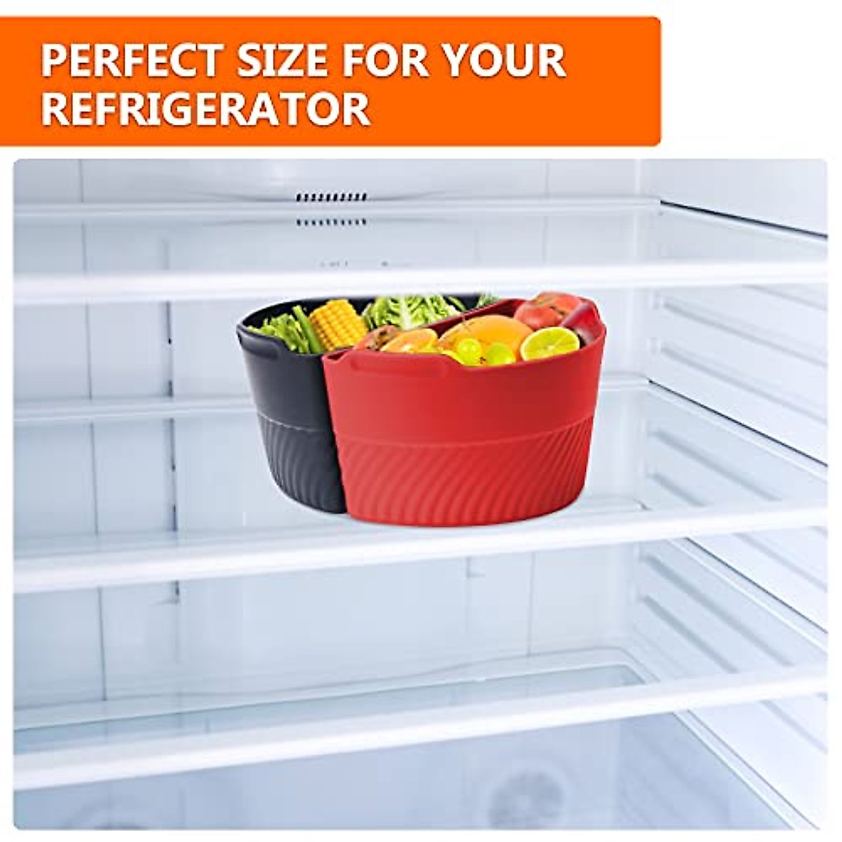 Lineware Slow Cooker Divider Liners for 6-8 QT Crockpot, Silicone Reusable Compatible for Crock Pot Liners Divider Inserts,Dishwasher Safe, Oval Shape,Leakproof & Easy Clean，BPA Free(Upgraded Thicker)