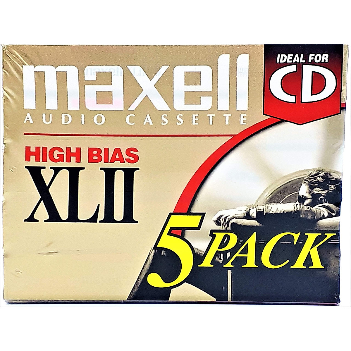 Xlii 90 High Bias Audio Cassette Tape -5-Pack
